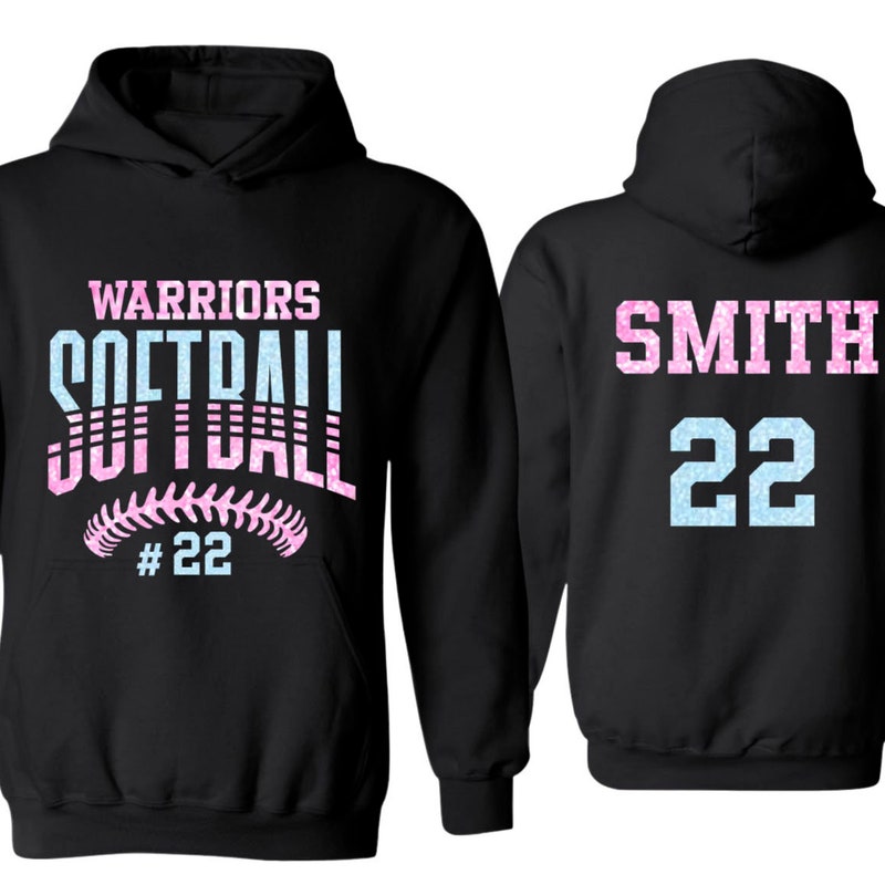 Softball Hoodie - Etsy