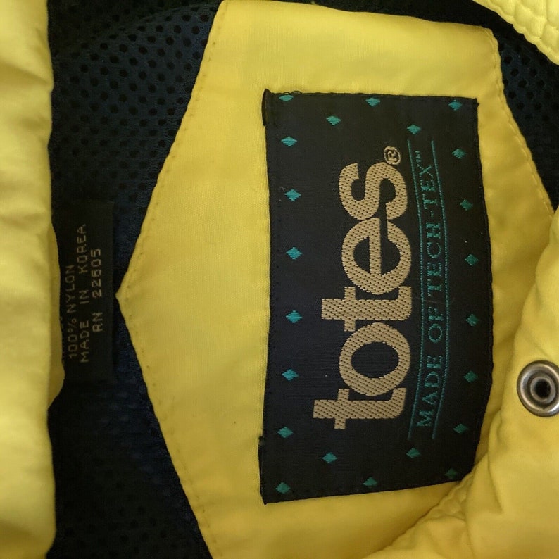 Vintage Totes Windbreaker Jacket Mens Size Medium Multicolored - Etsy