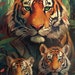 Tiger Mama #2 Digital Print - Etsy