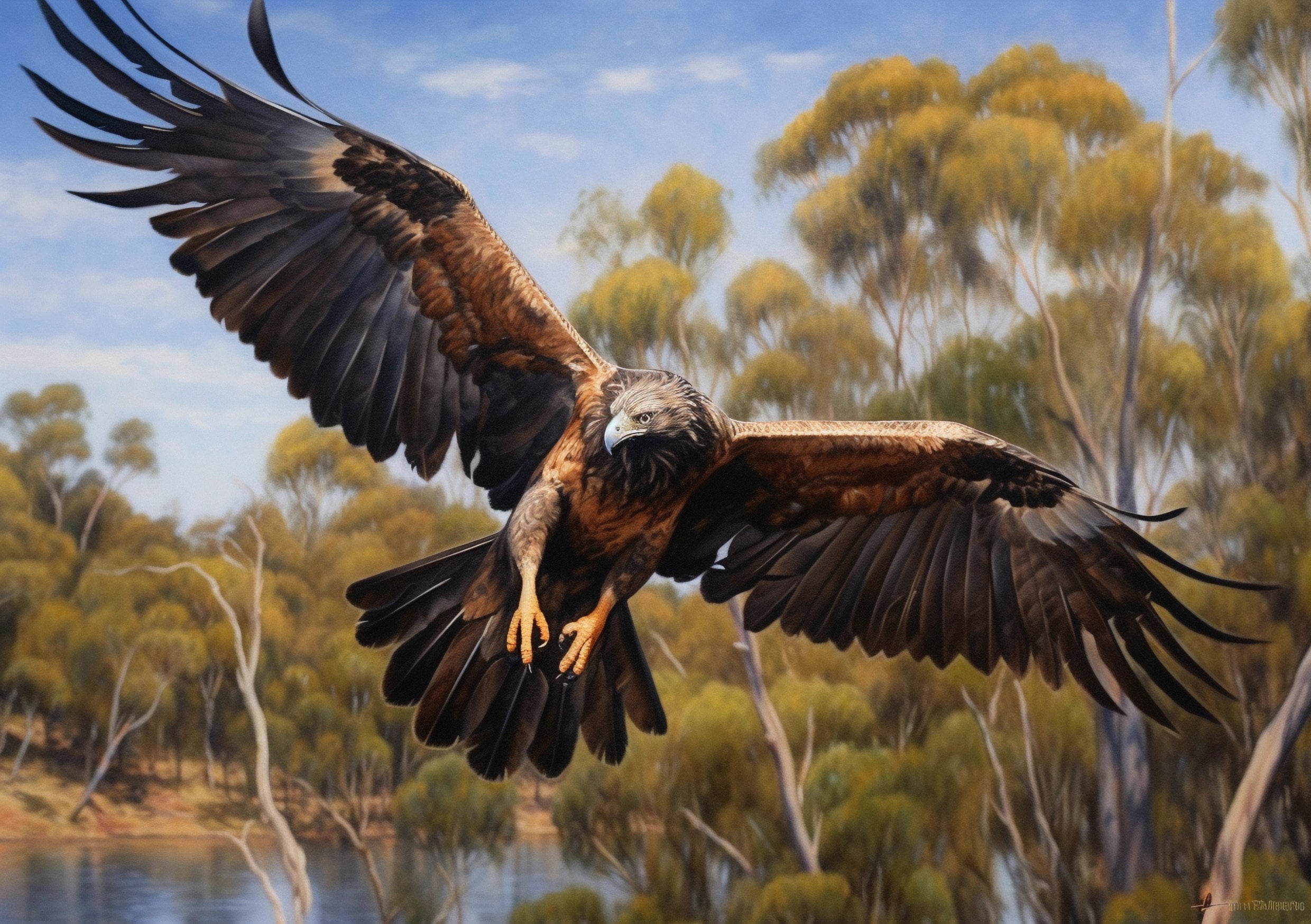 Majestic Wedge Tail Eagle Soaring #3 Digital Print - Etsy