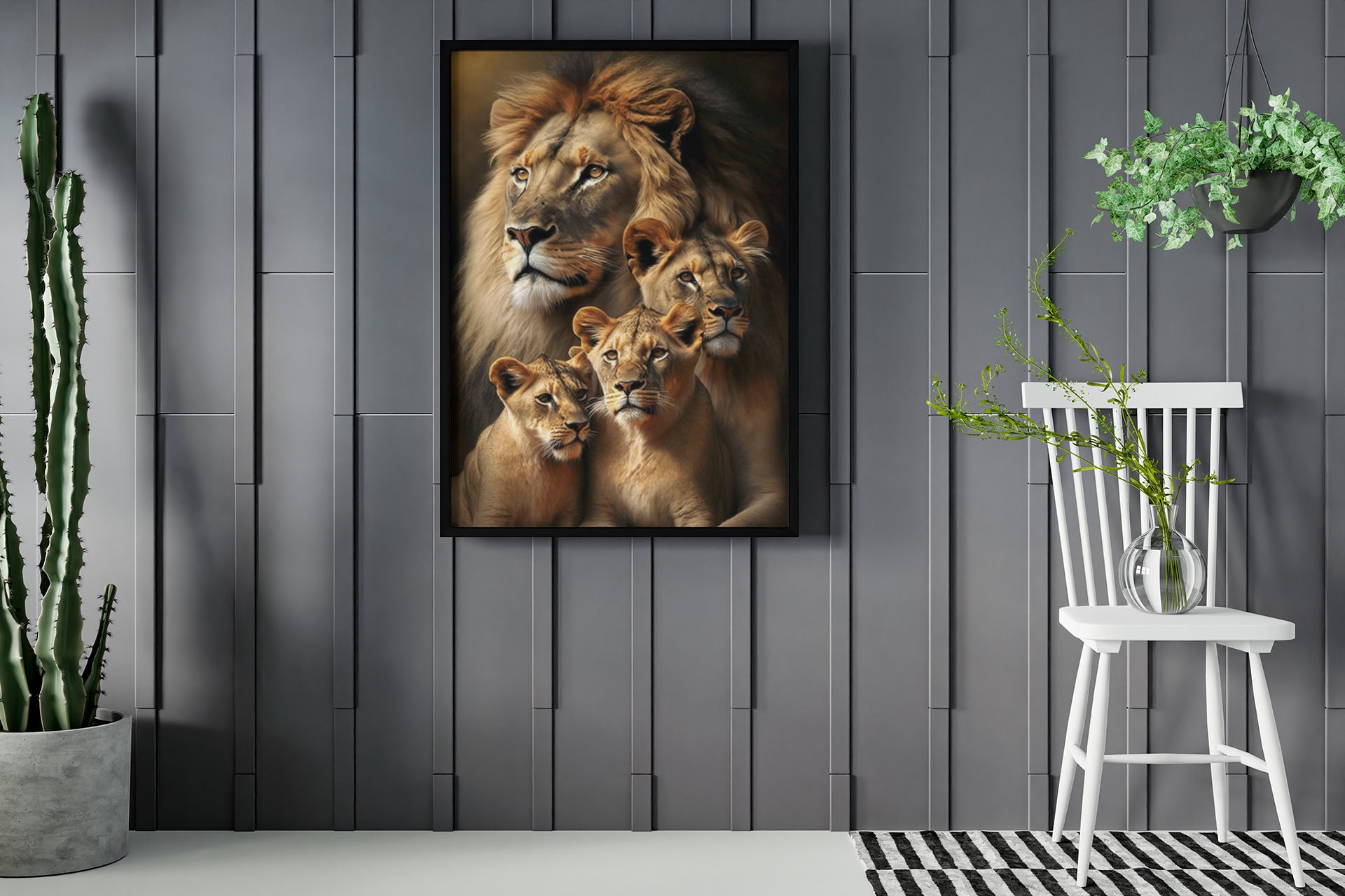 Strength in Unity - Lion Family #4 Digital Print - Etsy