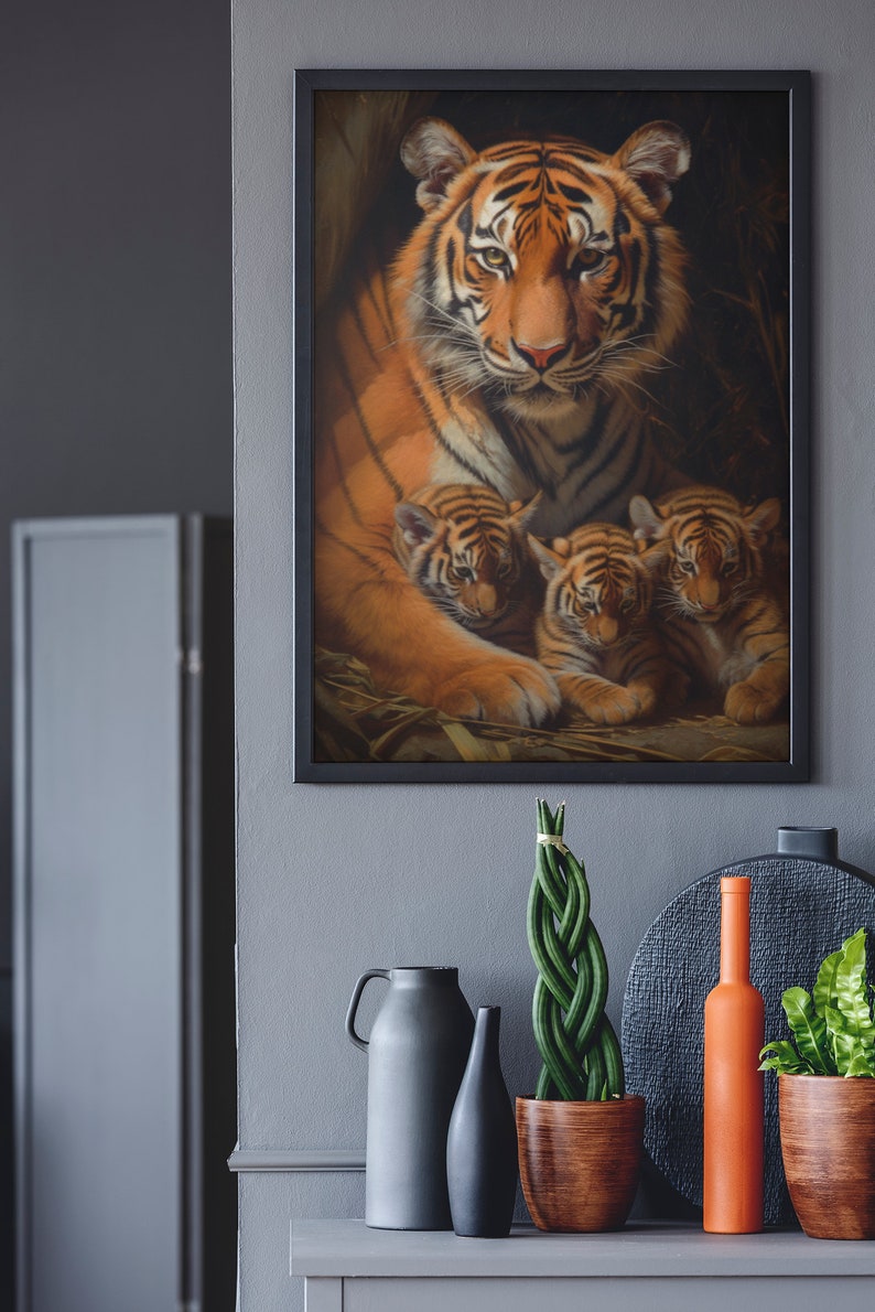 Tiger Mama #3 Digital Print - Etsy
