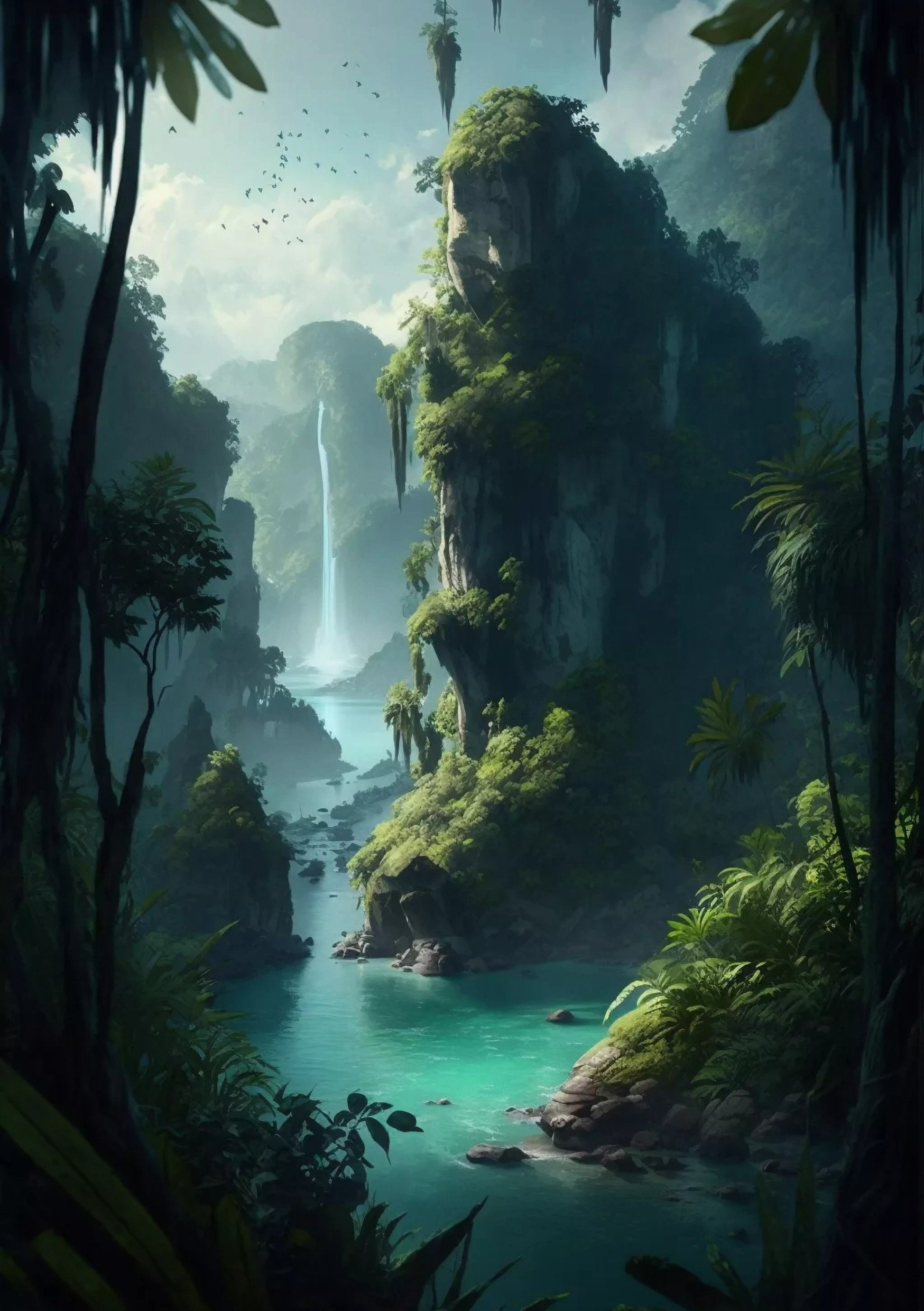 Fantasy Jungle Landscapes