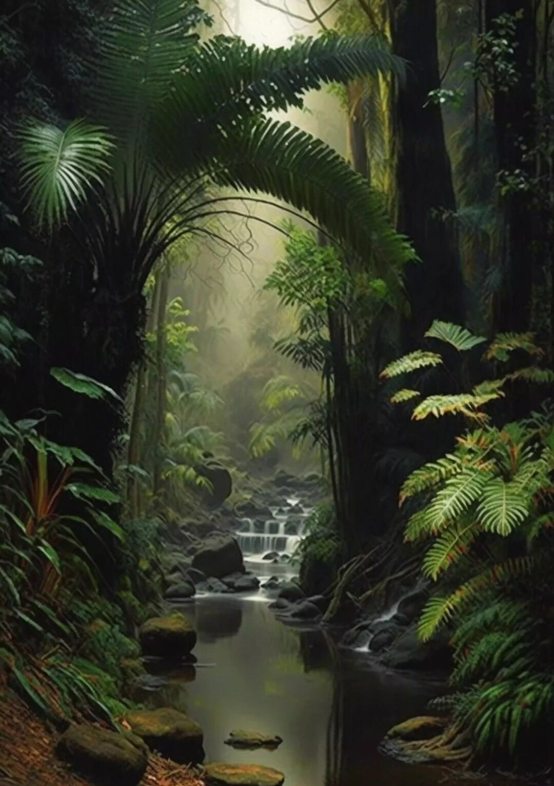 Australian Rainforest Landscape #1 Digital Print - Etsy