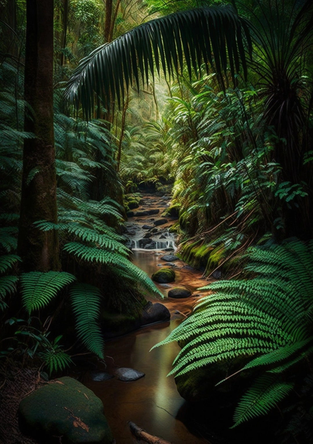 Australian Rainforest Landscape #4 Digital Print - Etsy