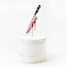 Horror Knife Cake Topper/horror Cake Topper/halloween Happy Birthday ...