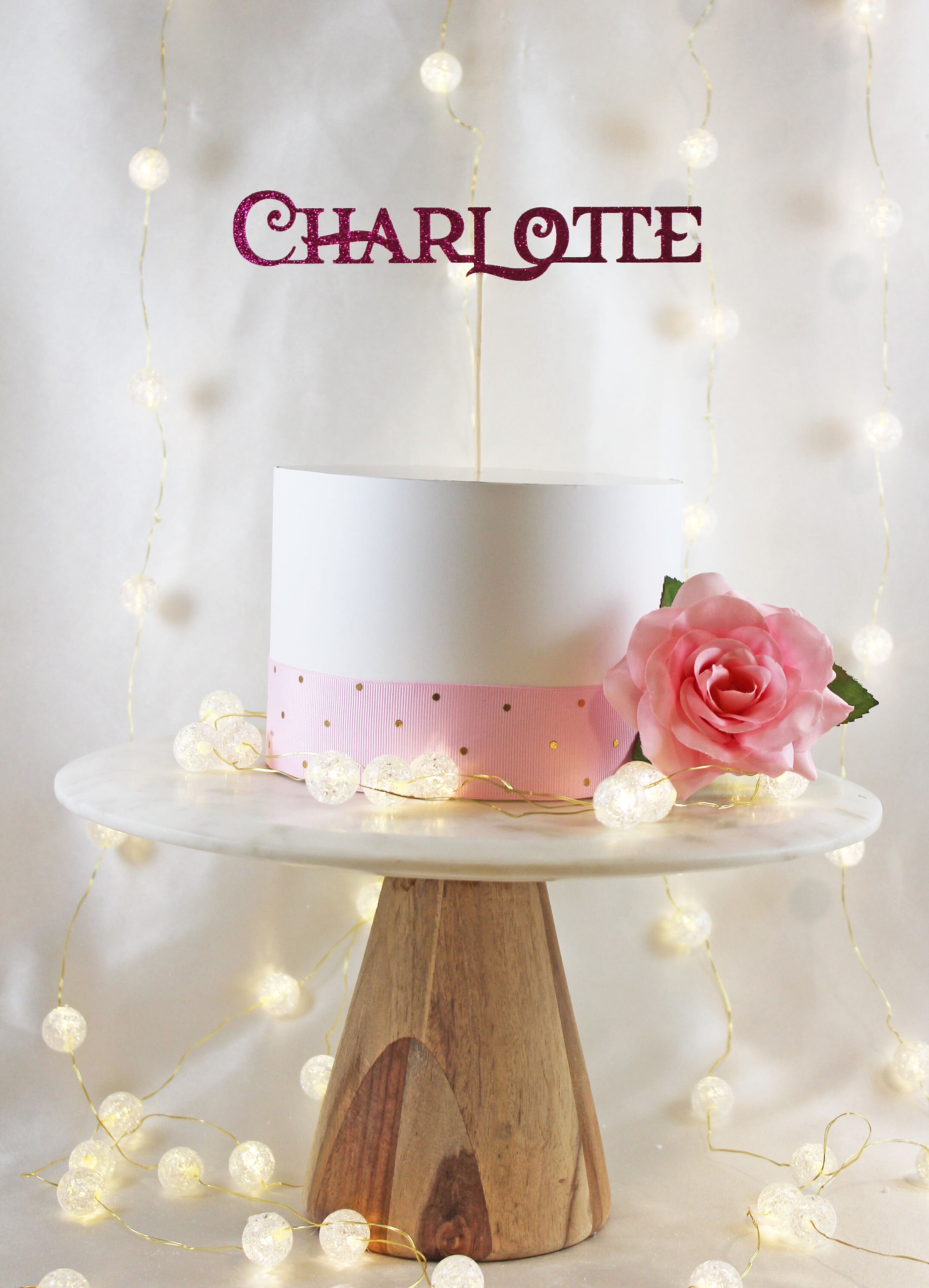 Custom & Personalized Name Cake | Etsy