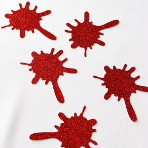 Blood Splatter Confetti/bloody Birthday Confetti/halloween Confetti ...