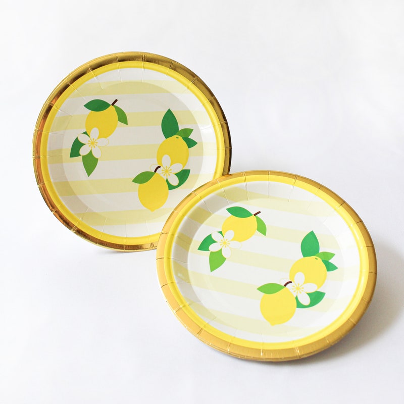 Plates With Lemons - Etsy