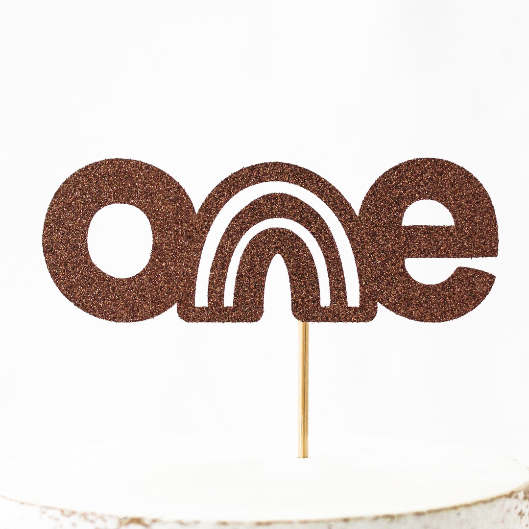 Boho Rainbow ONE Cake Topper/boho ONE Cake Topper/boho Rainbow Cake ...