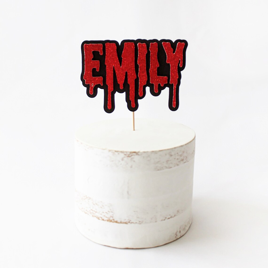 Horror Cake Topper/custom Name Cake Topper/halloween Happy Birthday ...