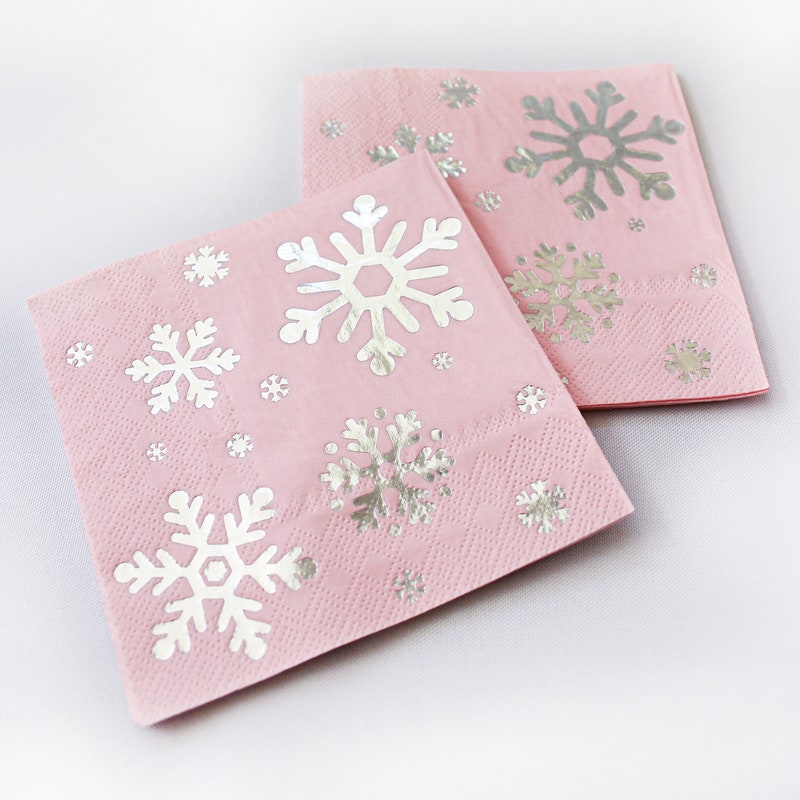 Snowflake Napkins - Etsy