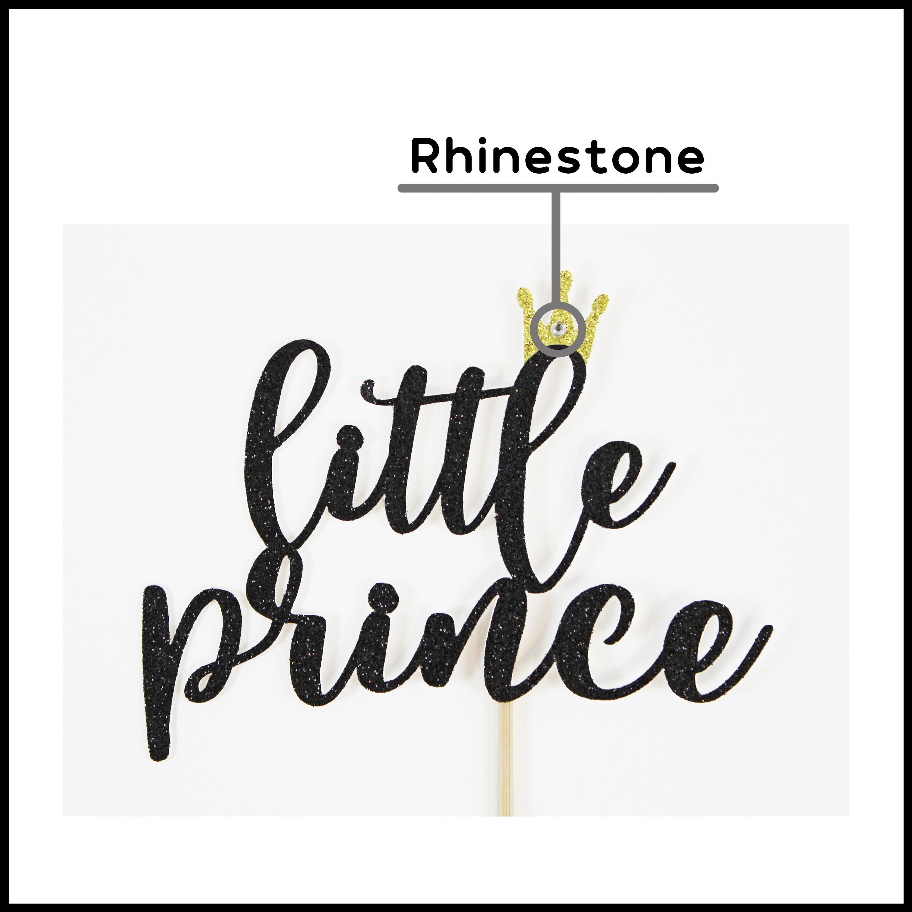 Little Prince Cake Topper/crown Cake Topper/prince Cake - Etsy