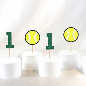 Tennis Cupcake Topper/tennis Topper/tennis Birthday/tennis Baby Shower ...