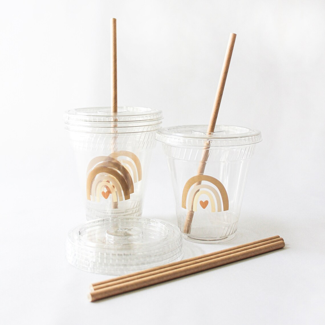 Boho Cups/boho Rainbow Cups/brown Boho Cups/brown Boho | Etsy UK