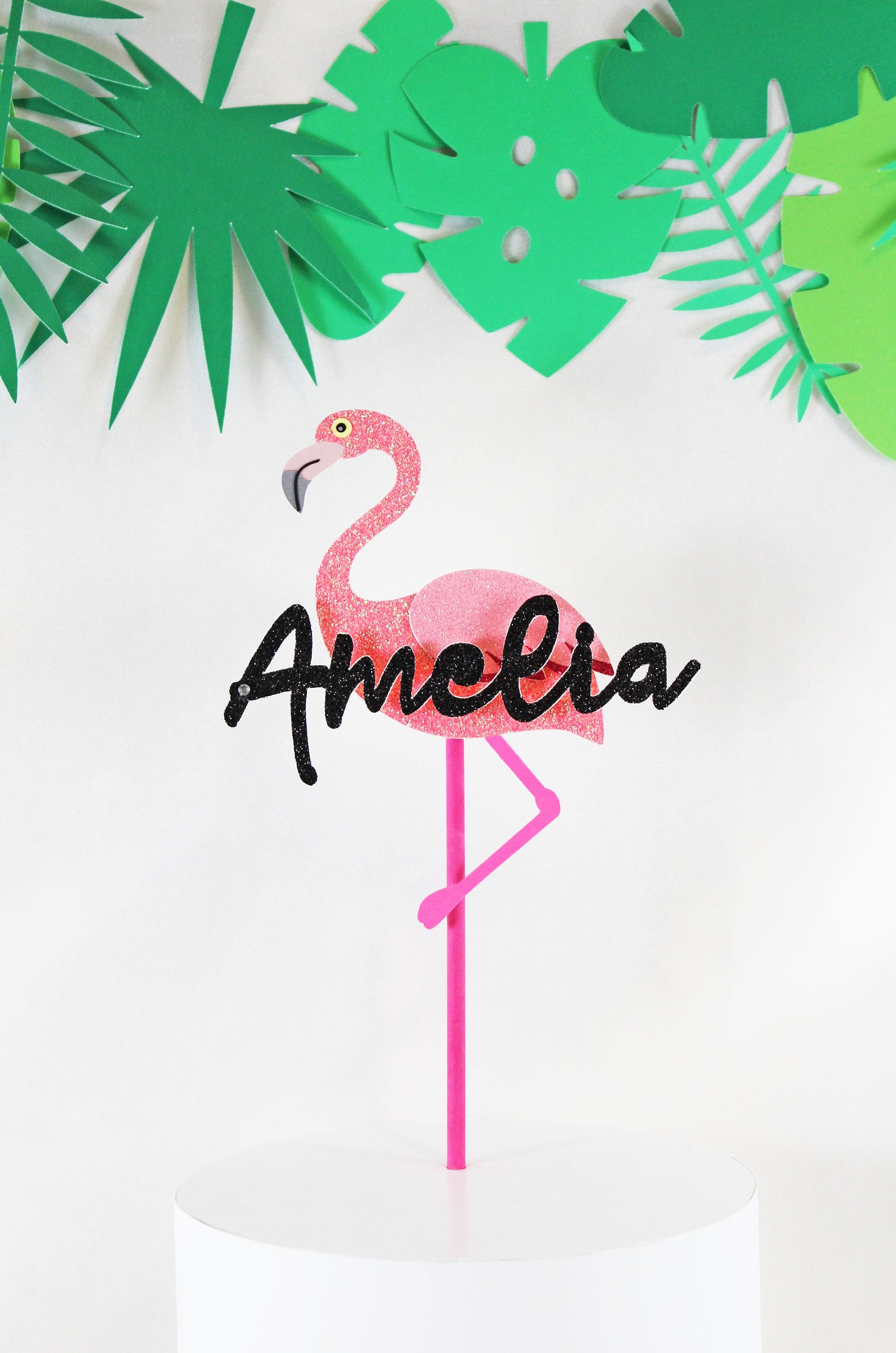 Flamingo Cake Topper With Customized | Etsy