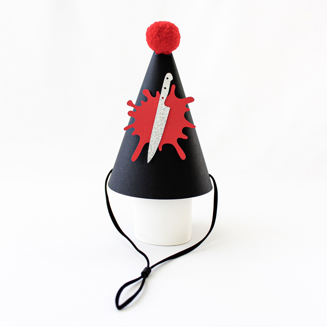 Knife Paper Party Hat/horror 1st Birthday Party Hat/horror 1st Birthday ...