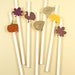 Autumn Straw/fall Straw/fall Party/leaves/turkey/pumpkin/first Birthday ...