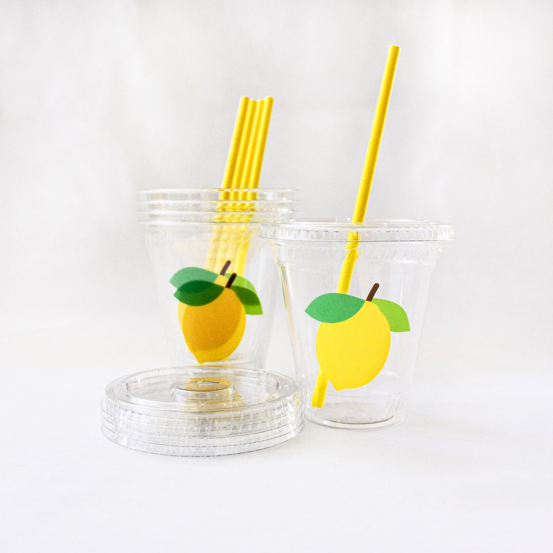 Lemon Cups/lemon Birthday Party Cups/lemon Bridal Shower/lemon Baby ...
