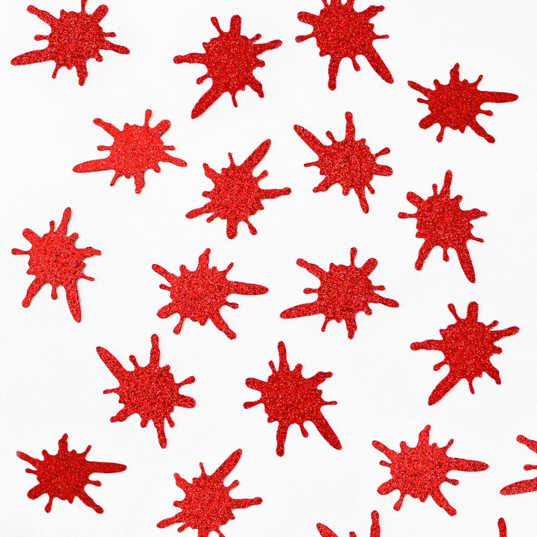 Blood Splatter Confetti/bloody Birthday Confetti/halloween Confetti ...