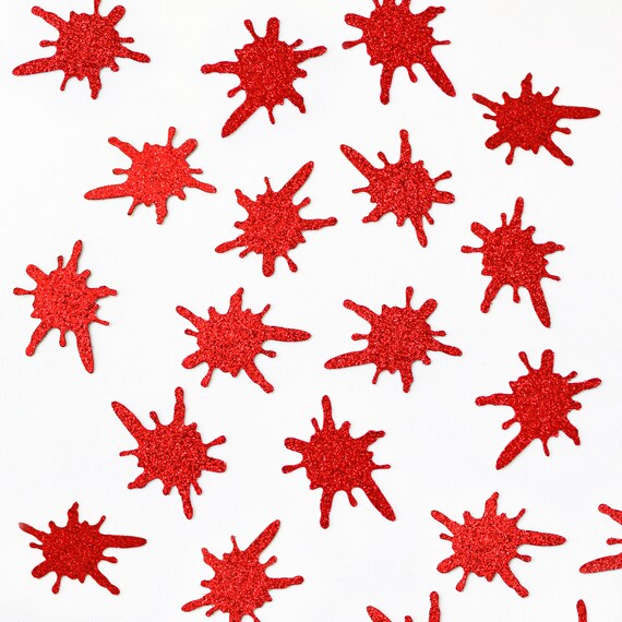 Blood Splatter Confetti/bloody Birthday Confetti/halloween | Etsy