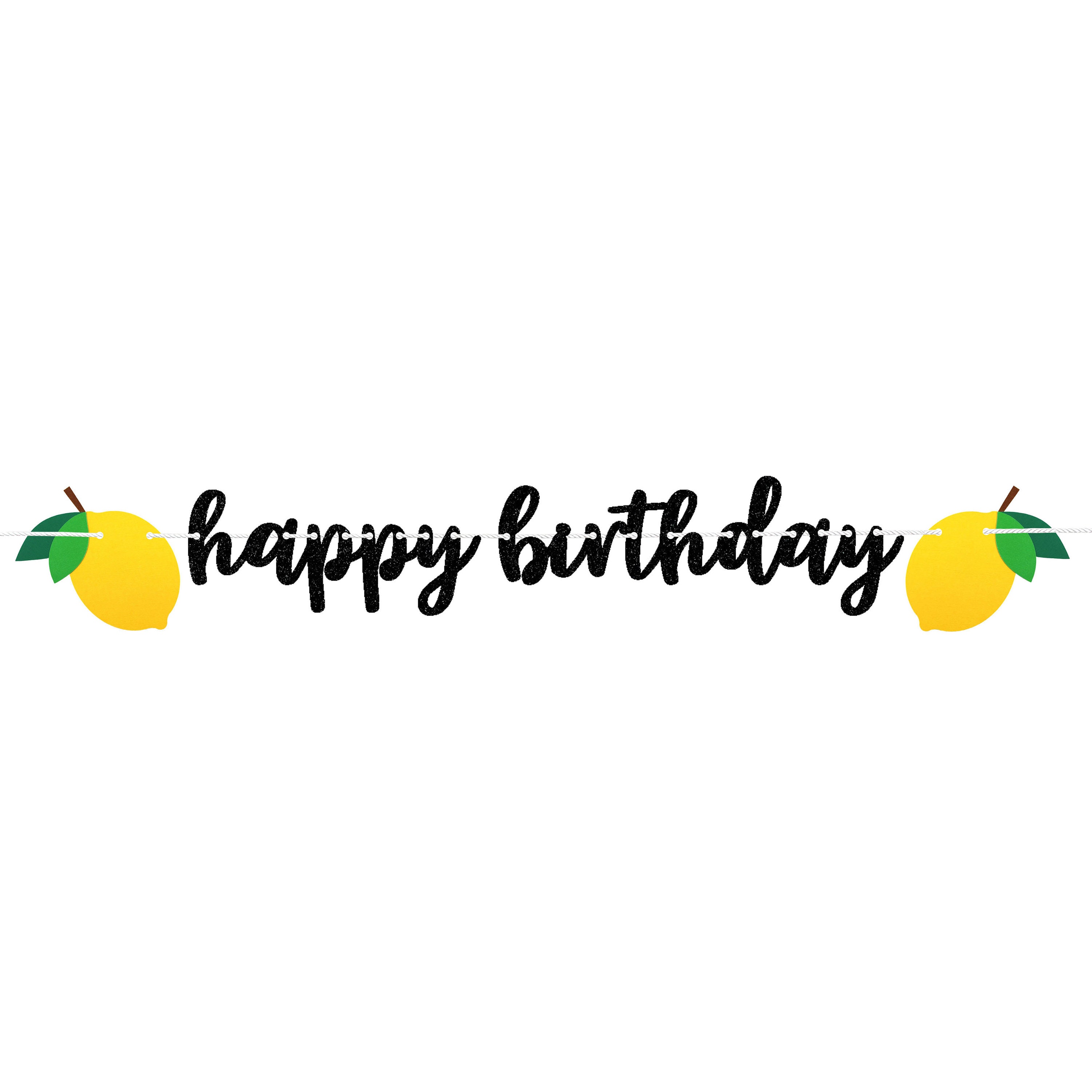 Lemon Banner/lemon Garland/happy Birthday Banner/lemon - Etsy