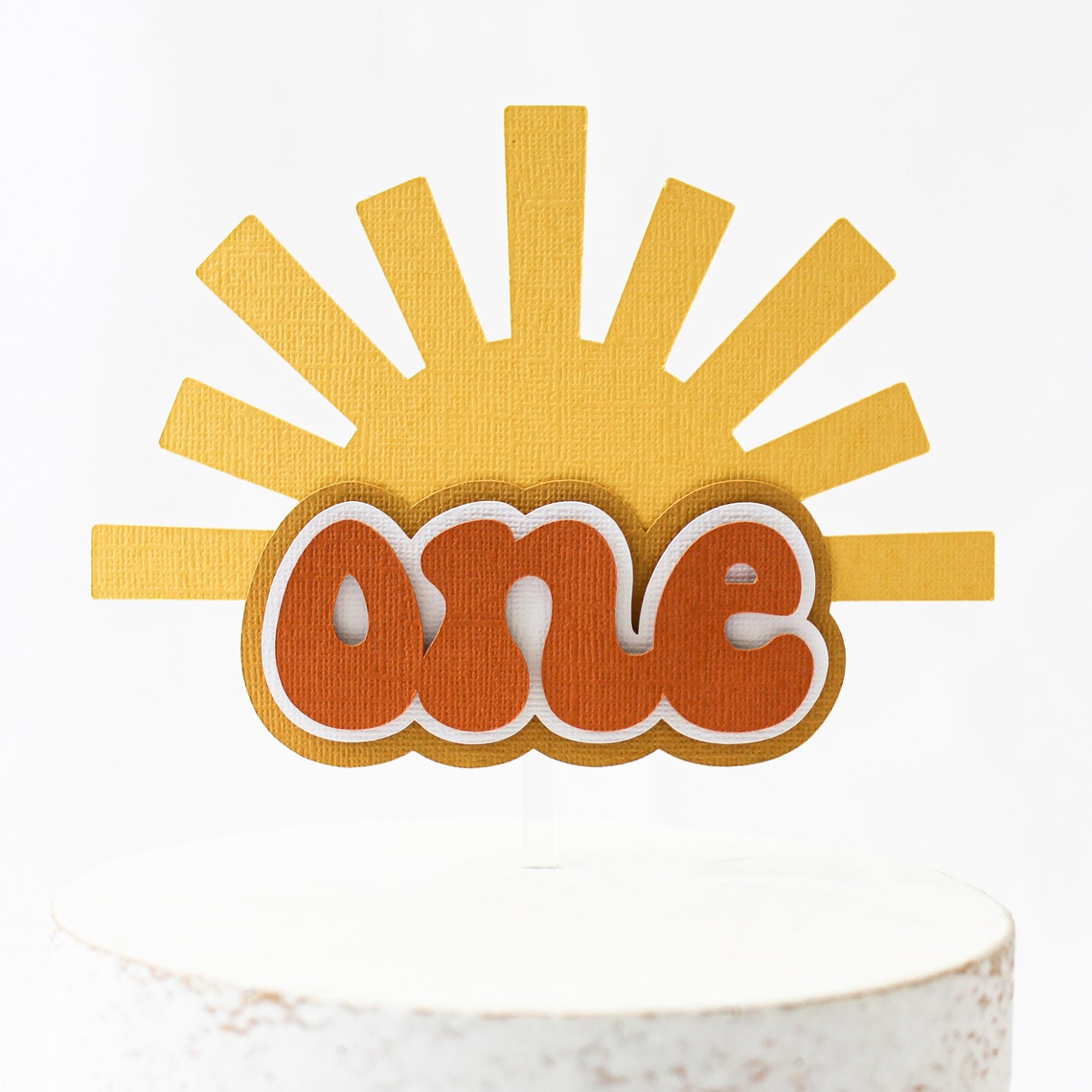 Boho Sun Cake Topper/sun Cake Topper/half Sun Cake Topper/one Cake ...