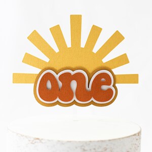 Boho Sun Cake Topper/sun Cake Topper/half Sun Cake Topper/one Cake ...