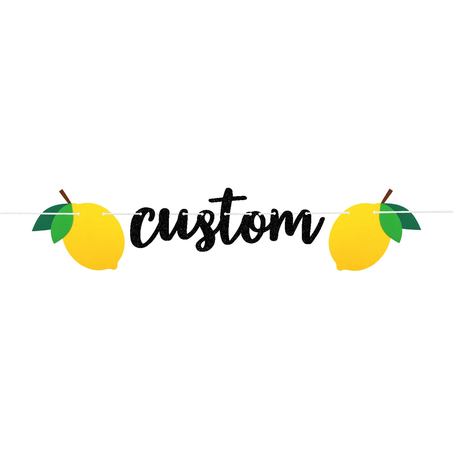 Custom Banner/lemon Banner/lemon Garland/lemon Birthday Banner/bridal ...