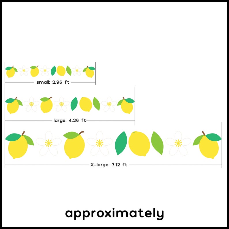 Lemon Garland/tutti Frutti Garland/lemon Birthday Party/lemon Baby ...
