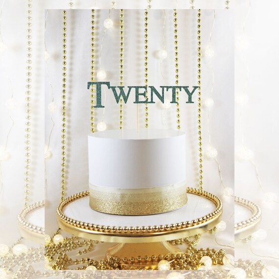 Customized AGE Cake Topper & | Etsy