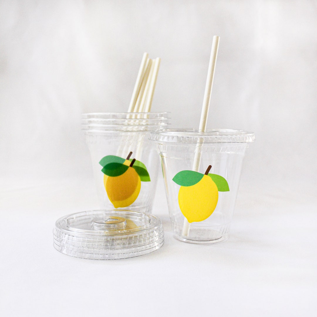 Lemon Cups/lemon Birthday Party Cups/lemon Bridal Shower/lemon Baby ...