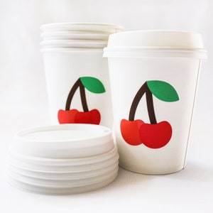 Cherry Cups/cherry Birthday Party Cups/fruit Birthday Party Cup/fruit ...