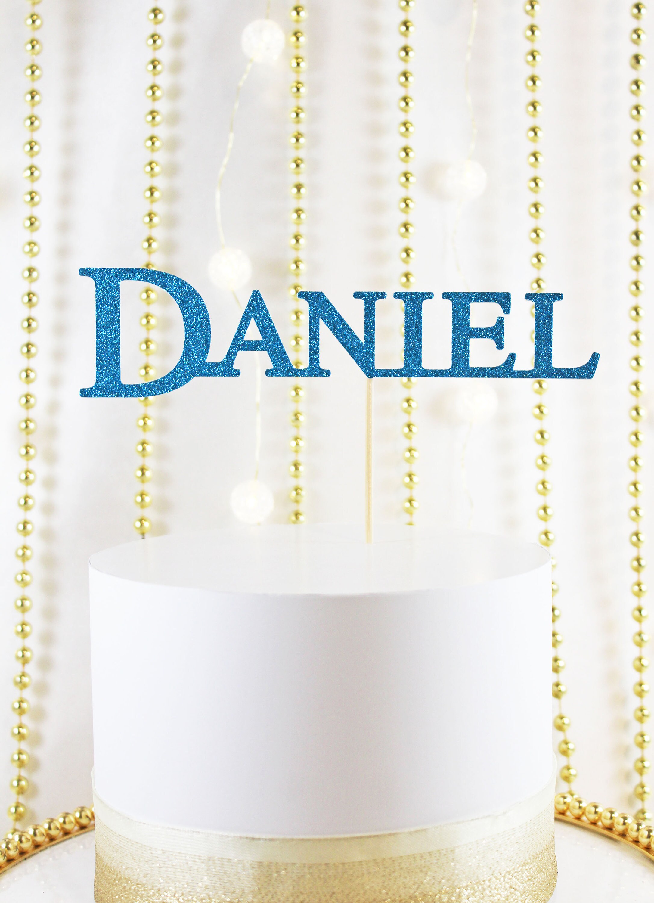 Customized NAME Cake Topper & Centerpiece - Etsy