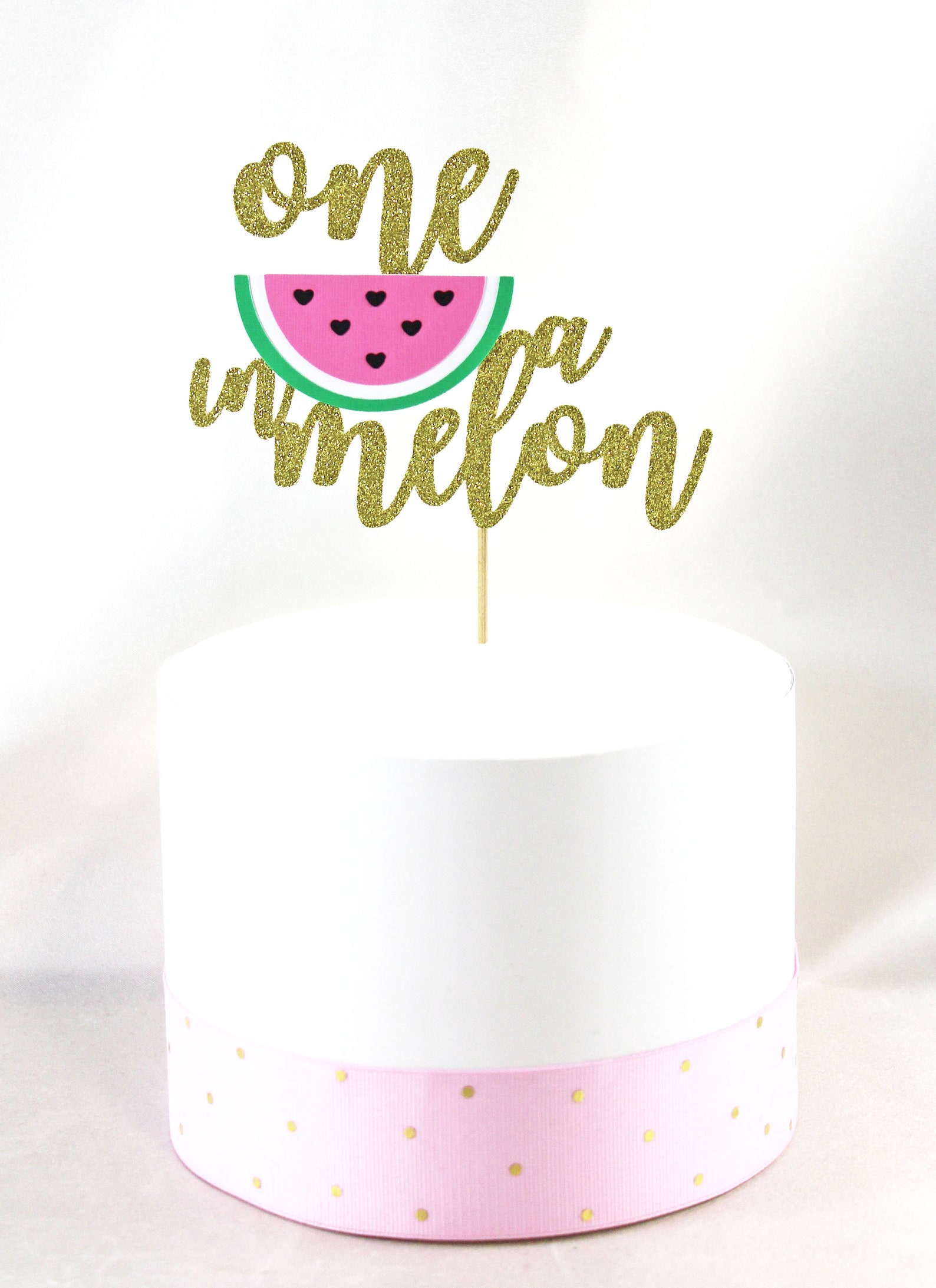 One in a Melon Cake Topper/one in a Melon First - Etsy