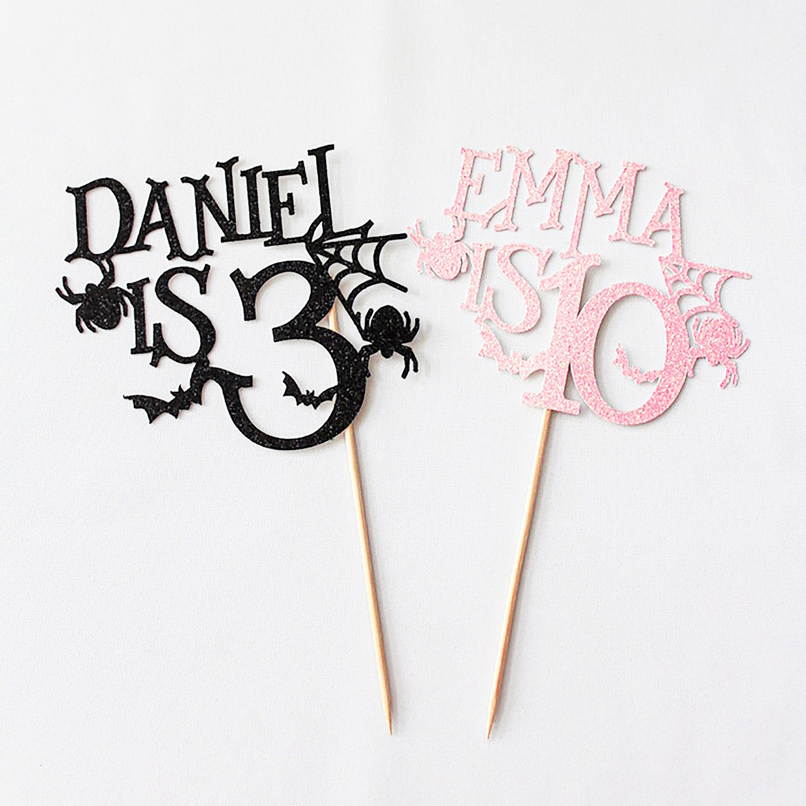 Halloween Happy Birthday Cake Topper/halloween Birthday Cake - Etsy