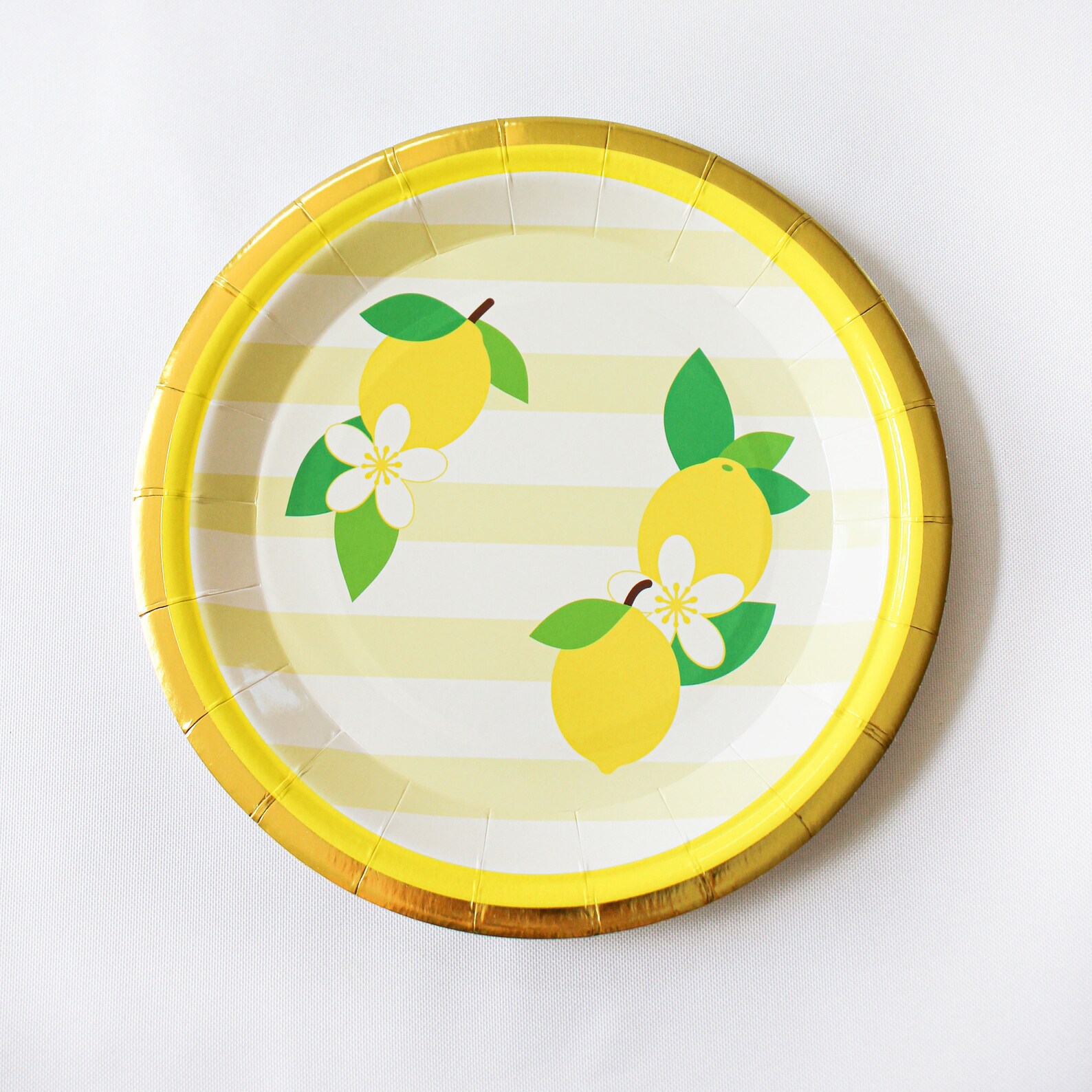Lemon Plates/lemon Birthday Party Plates/lemon Bridal Shower/lemon Baby ...