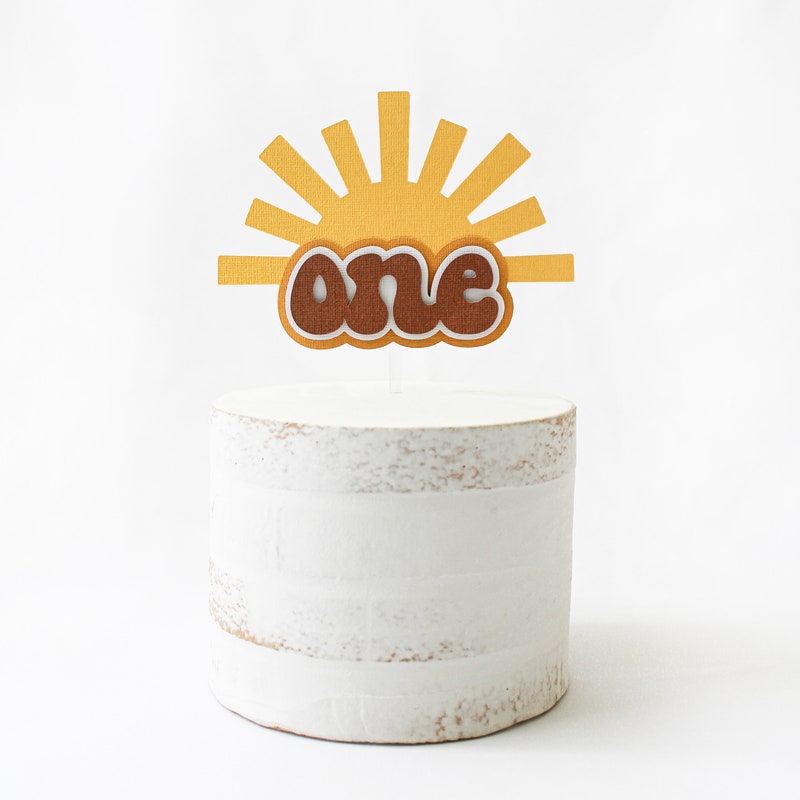 Sun Cake Topper - Etsy