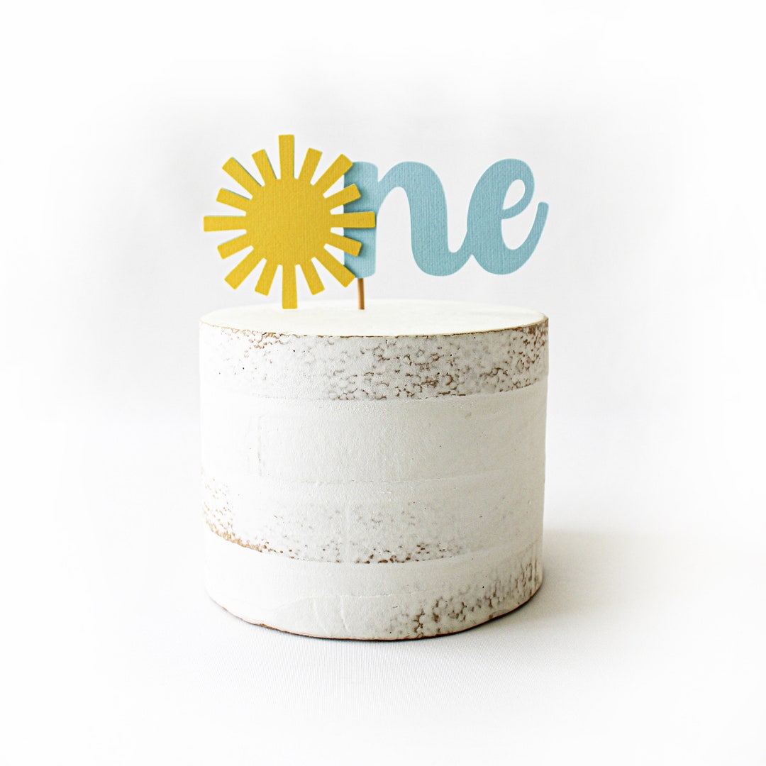 Blue Boho Sun Cake Topper/sun Cake Topper/sun Cake Topper/one - Etsy