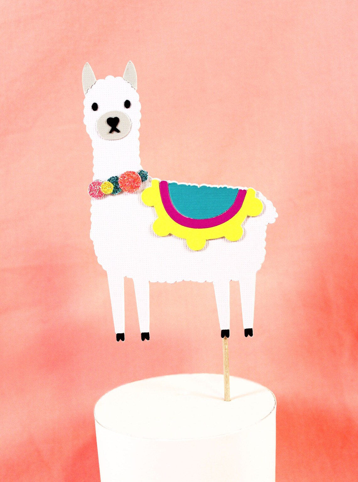 LLAMA Cupcake Topper/llama | Etsy