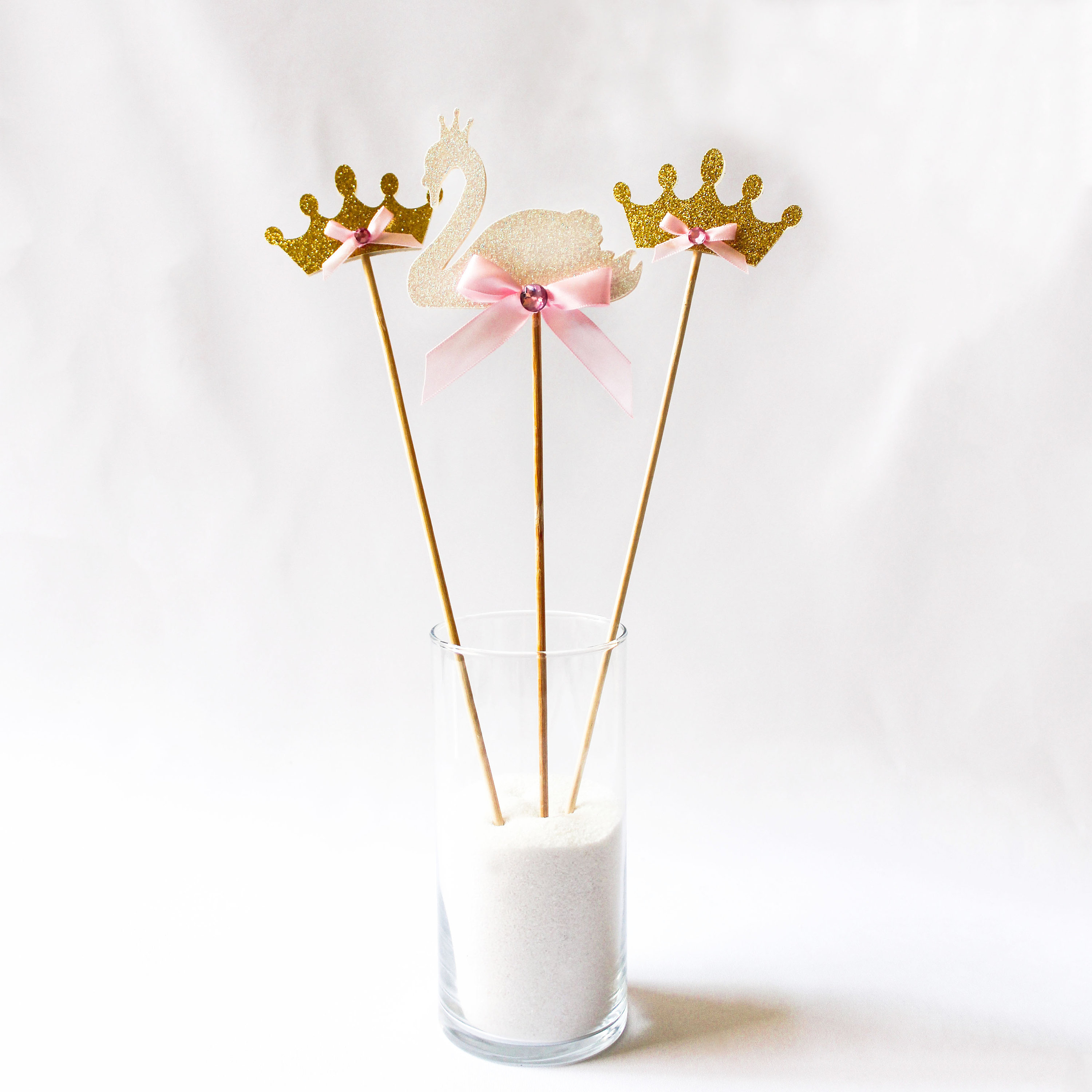 Swan Centerpieces/tiara Centerpieces/swan Princess Centerpieces/swan ...