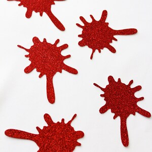 Blood Splatter Confetti/bloody Birthday Confetti/halloween Confetti ...