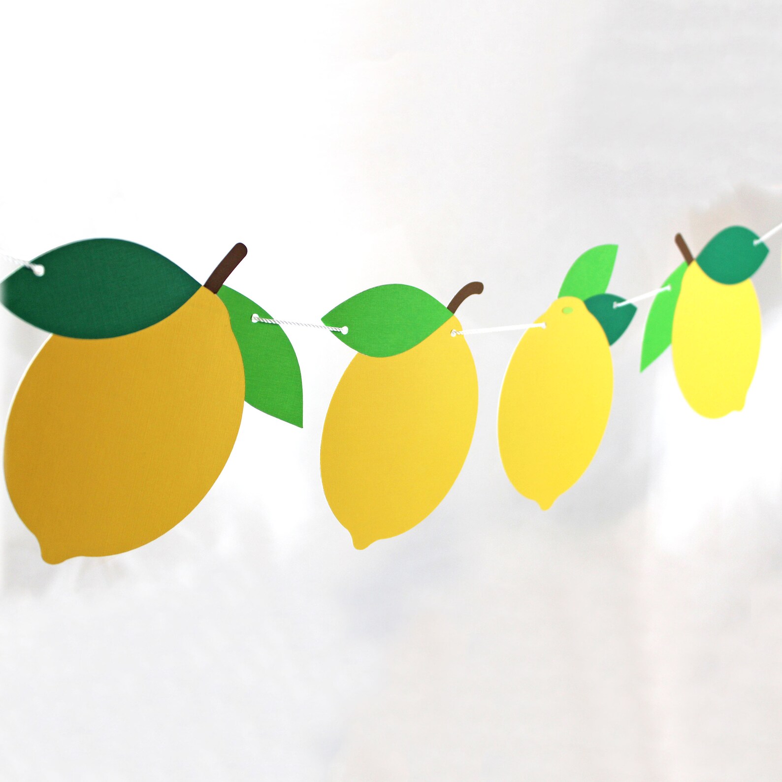 Lemon Garland/tutti Frutti Garland/lemon Birthday Party/lemon - Etsy