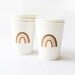 Boho Cups/boho Rainbow Cups/brown Boho Cups/brown Boho Birthday Party ...