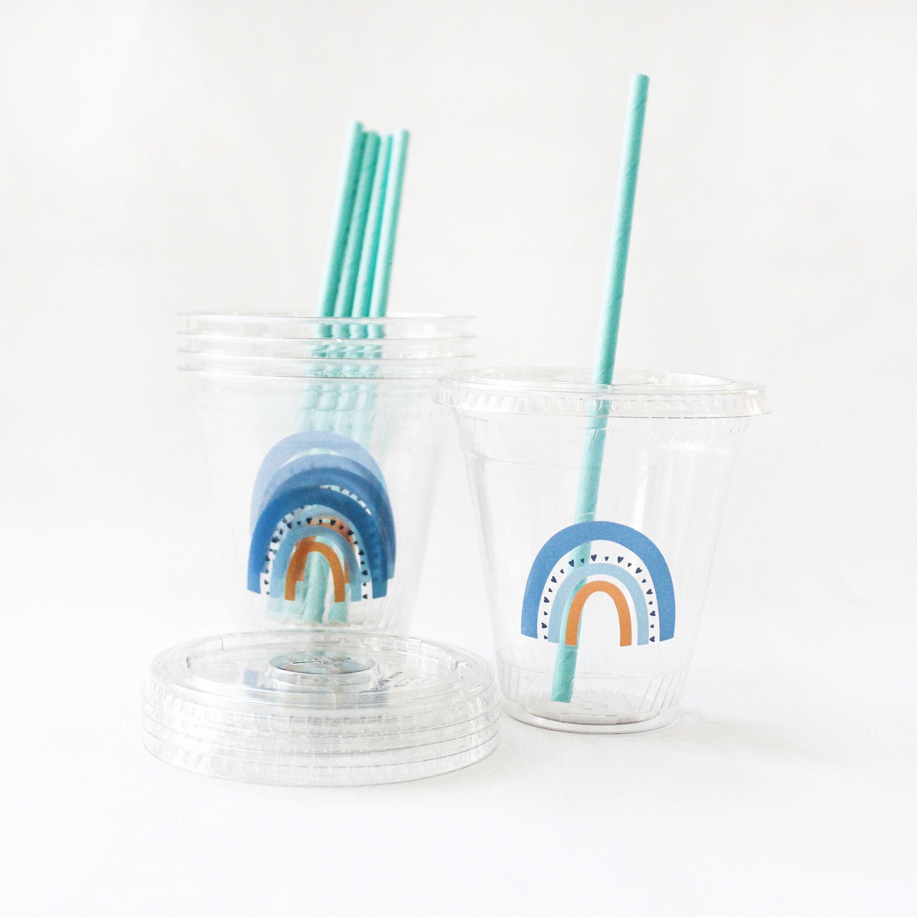 Boho Cups/boho Rainbow Cups/blue Boho Cups/brown Boho - Etsy