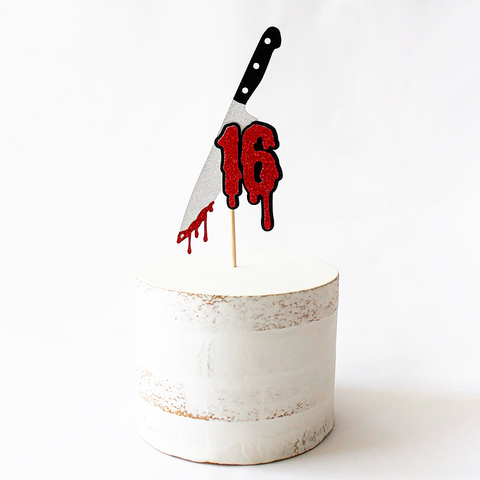 Horror Knife Cake Topper/horror Cake Topper/halloween Happy Birthday ...