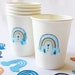 Boho Cups/boho Rainbow Cups/blue Boho Cups/blue Boho Birthday Party ...