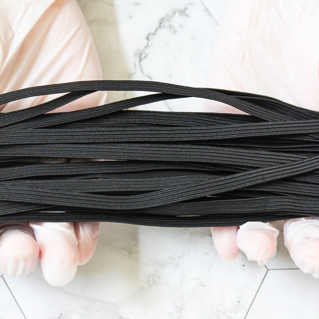 5mm Black Elastic Cord/black Elastic Cord/black Elastic Band/elastic ...