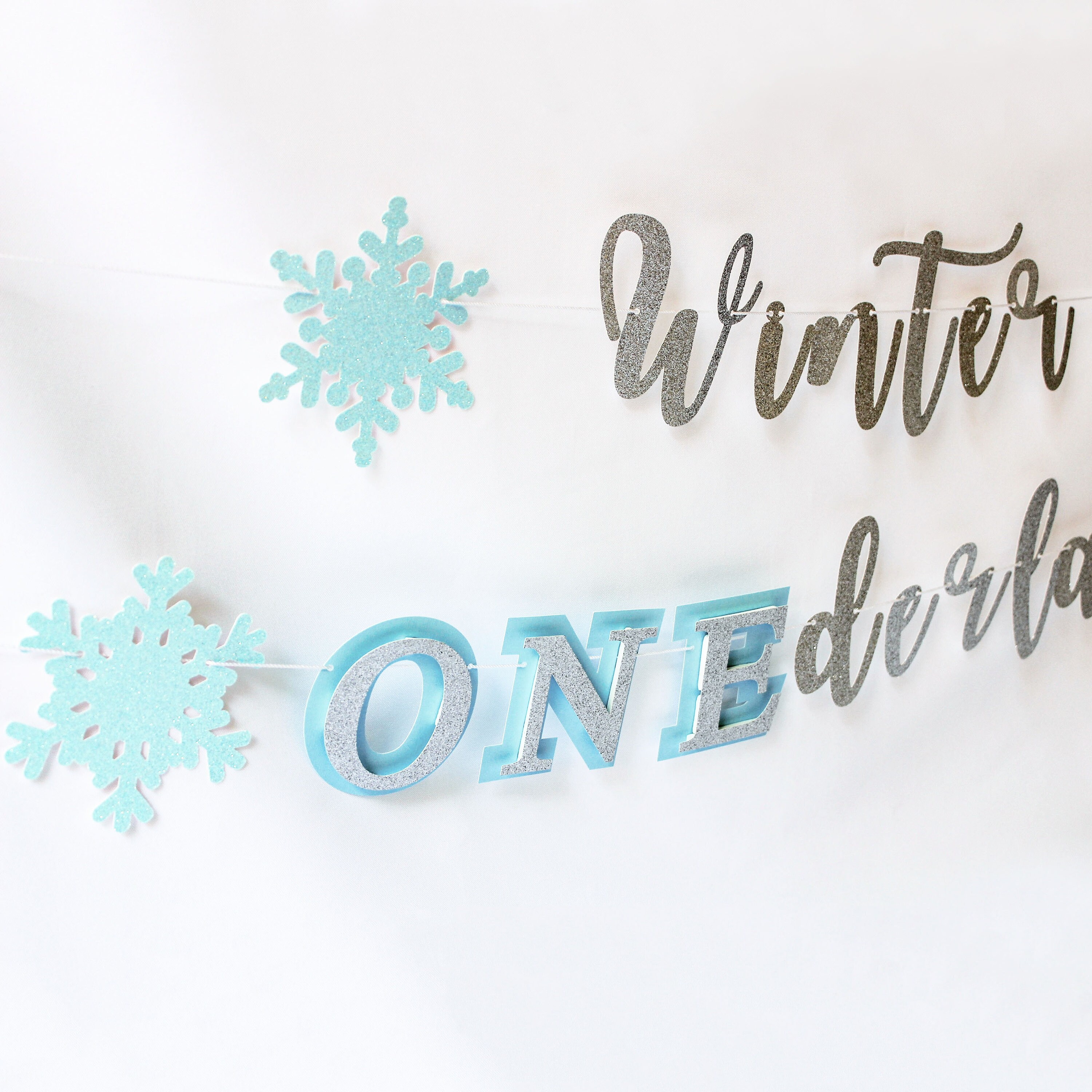 Winter ONEderland Banner/Winter Wonderland Banner/Winter | Etsy