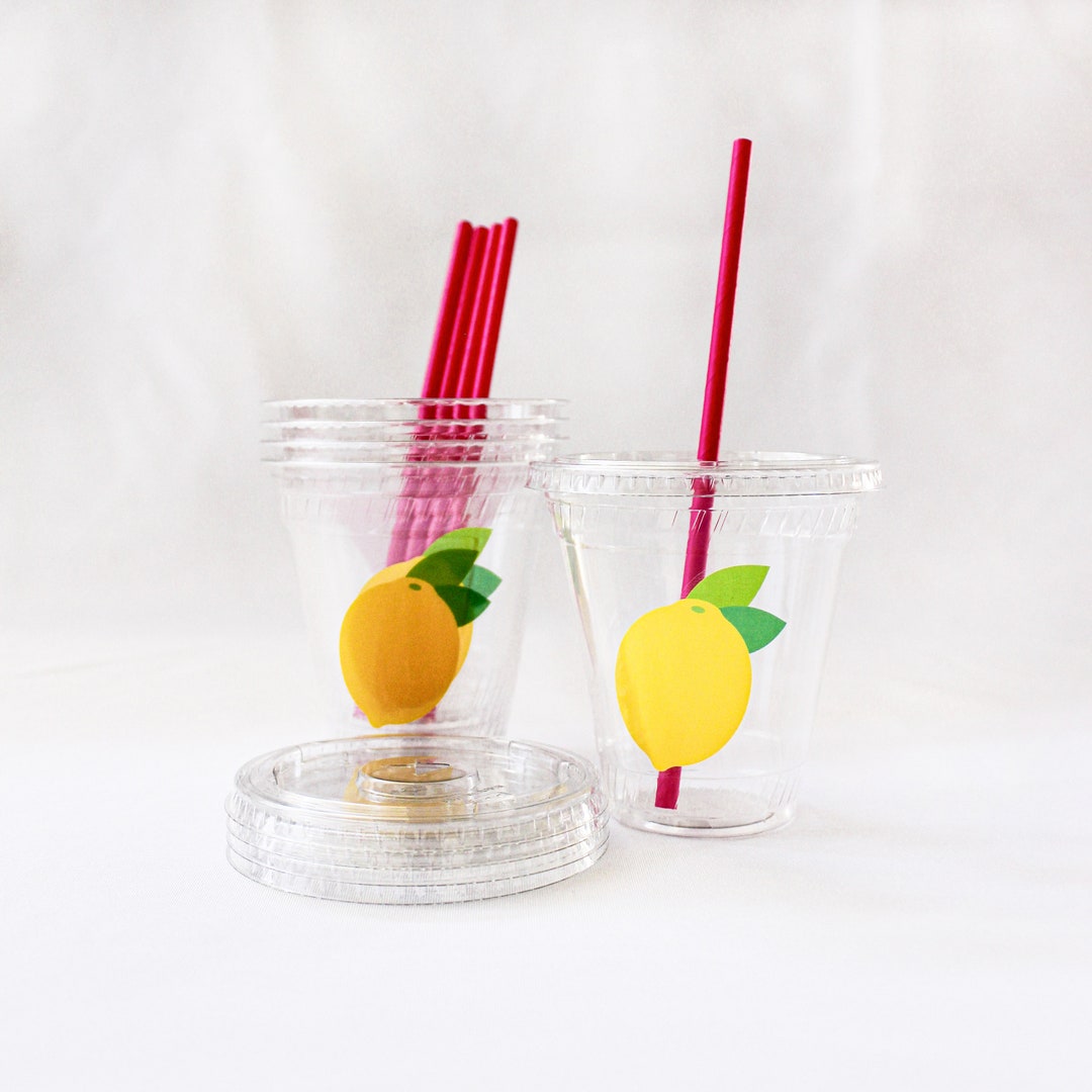 Lemon Cups/lemon Birthday Party Cups/lemon Bridal Shower/lemon Baby ...